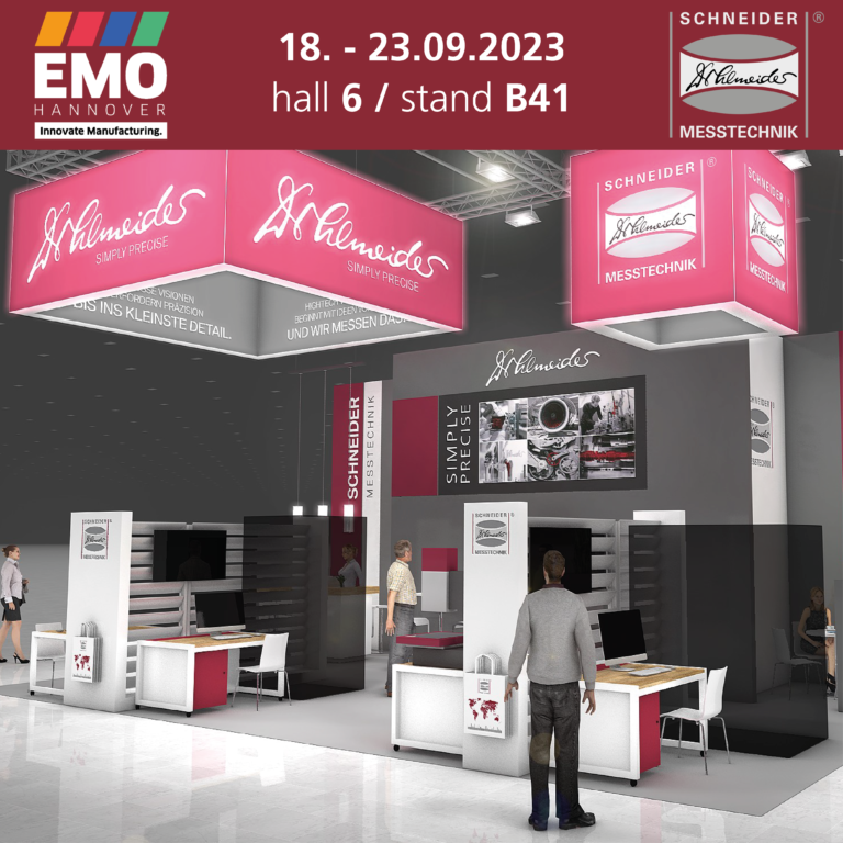 EMO 2023 - Qualität hautnah erleben - Dr. Heinrich Schneider Messtechnik GmbH"